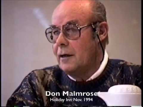 Don Malmrose (1994) Remembers - YouTube