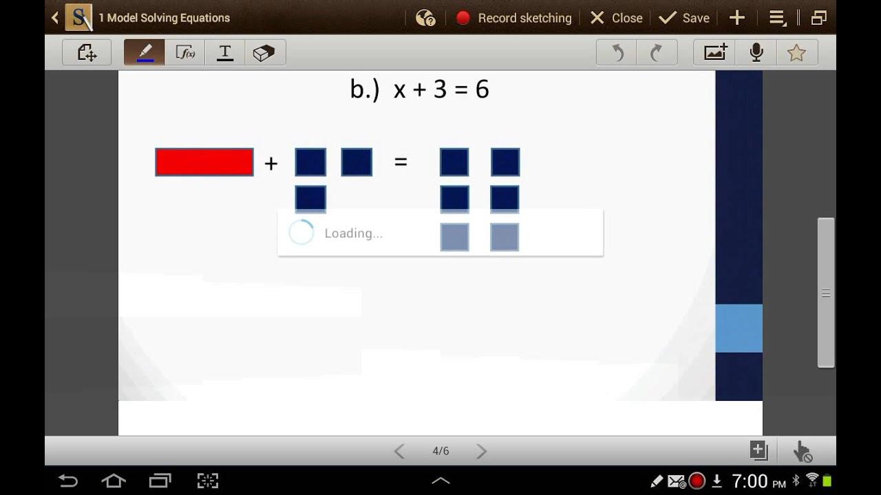 Model Solving Equations - YouTube