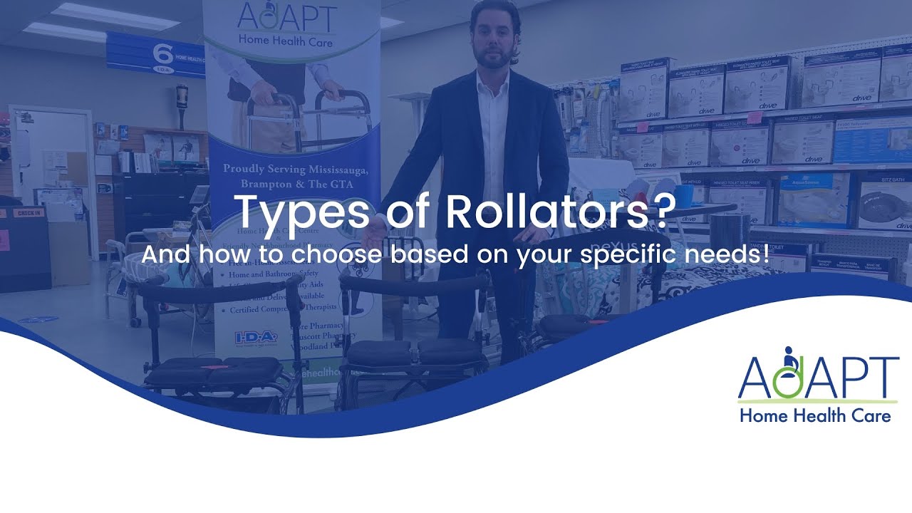 Types of Rollators - Finding the One You Need - YouTube
