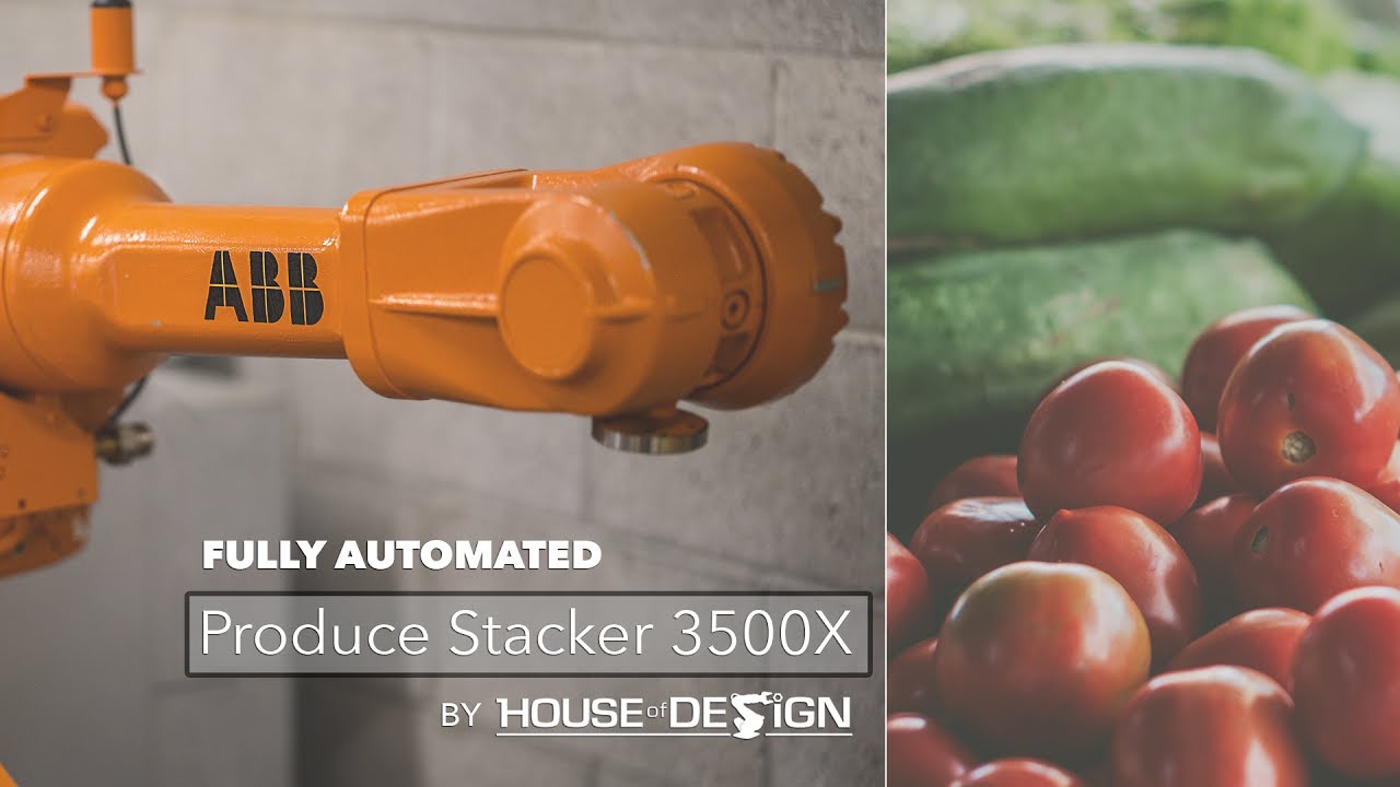 Fully automated Produce Stacker 3500X with powerhouse industrial ABB ...