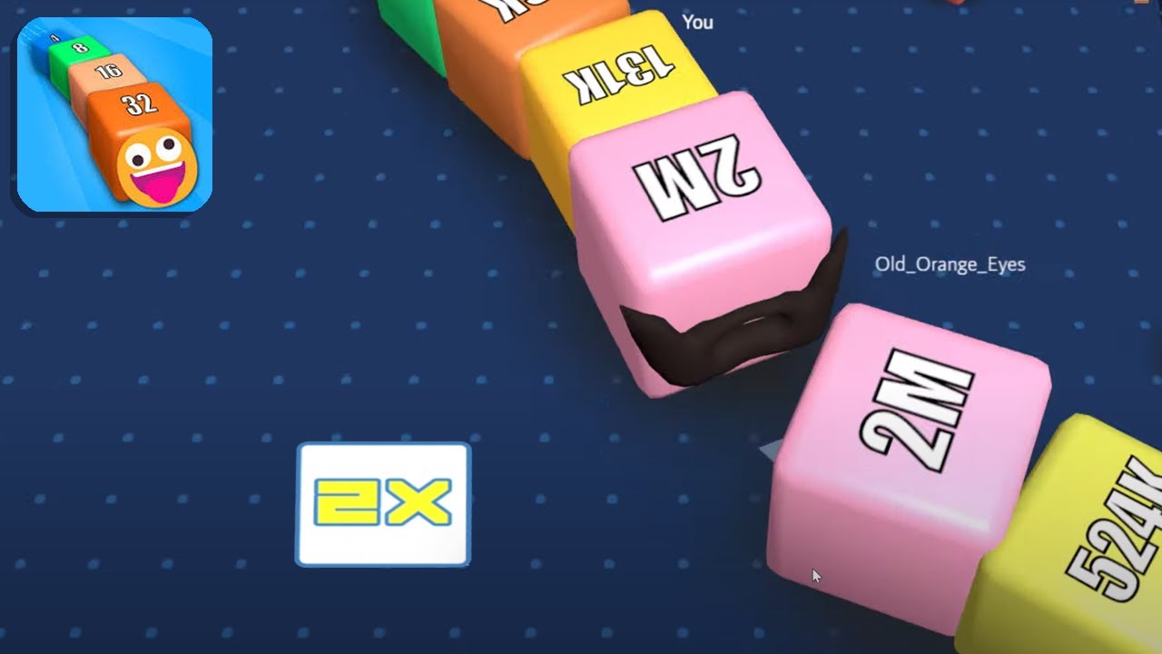 Cubes 2048 io 2 Million VS 2 Million 🧊 3D Merge Numbers Puzzle Casual ...