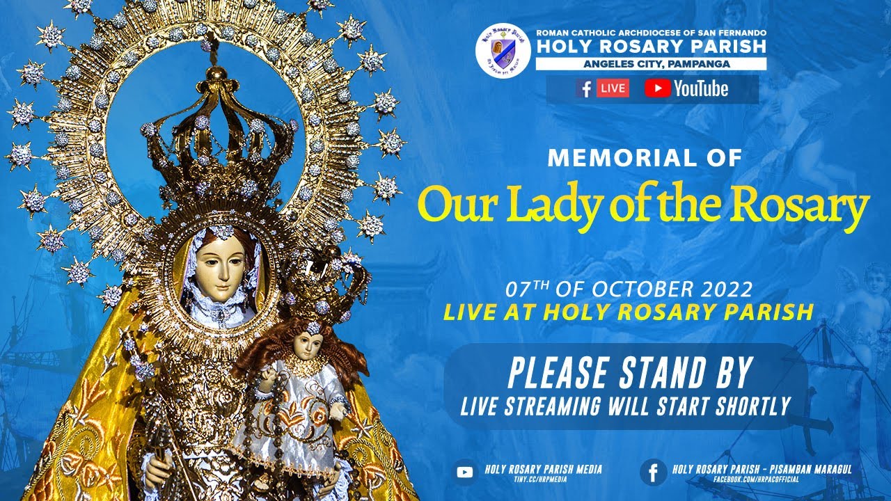 Memorial of Our Lady of the Rosary | O7 October 2022 - YouTube