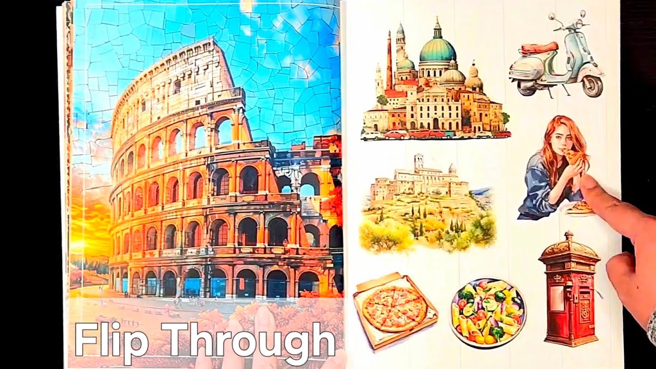 Italy Ephemera Book by Kate Curry and Poortoast Designs Flip Through ...