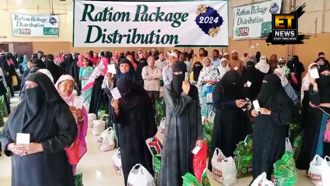 Rashan Kits Hue Taqseem, Safa Baitul Maal Ki Janib Se, Hyderabad ...