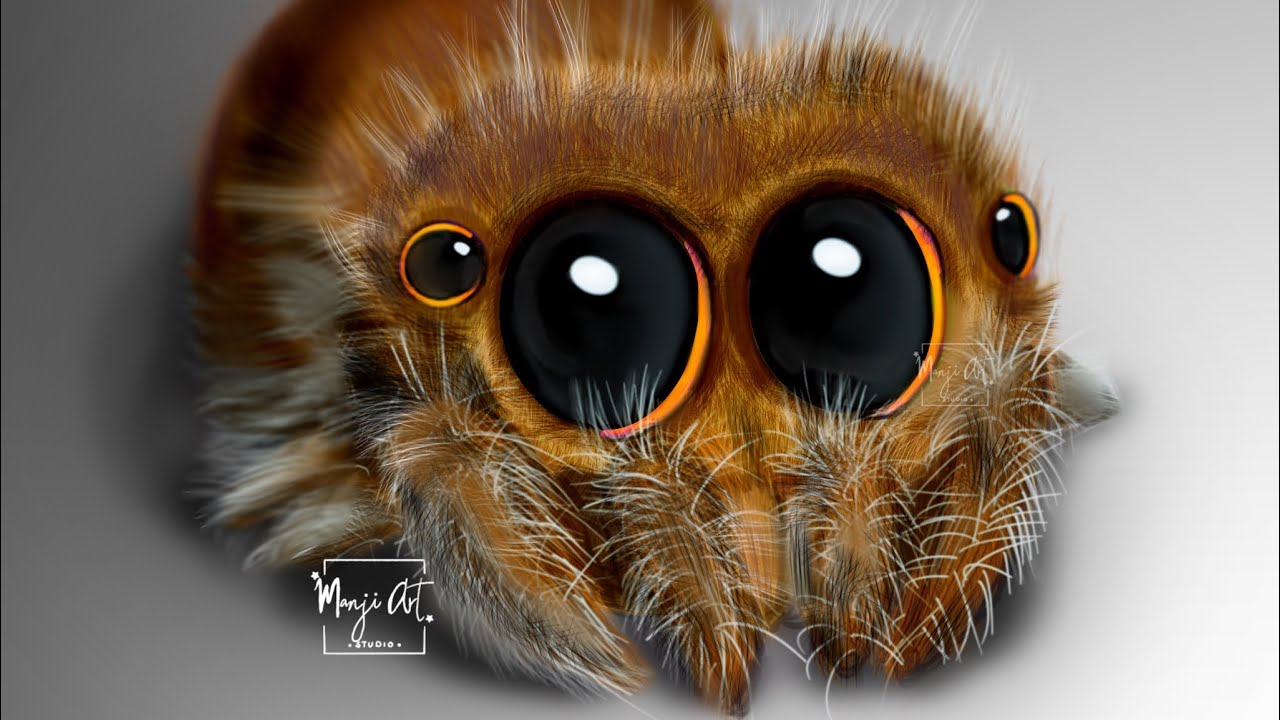 Watch me Draw “ Lucas The Spider ” | Inktober Prompt | Ipad Pro ...