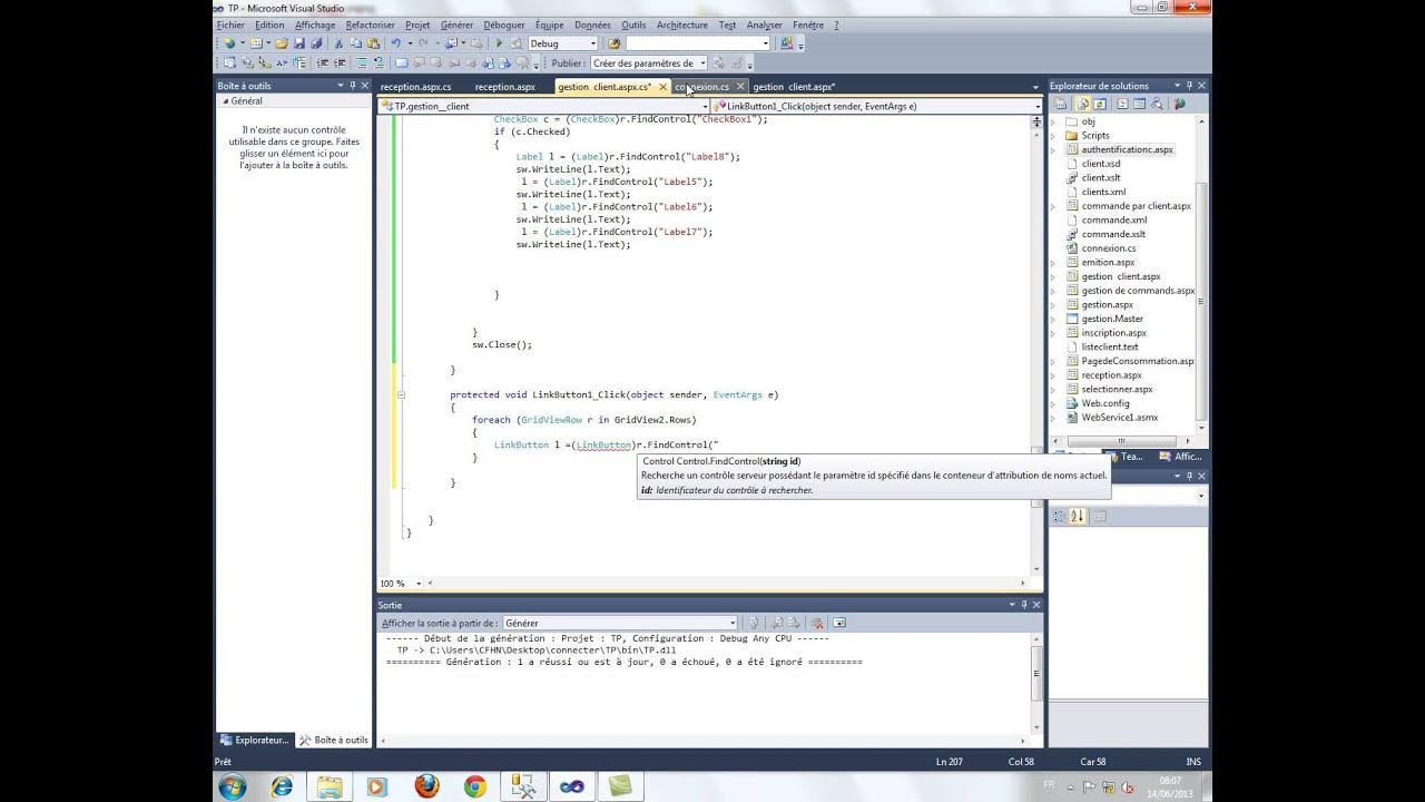 [ASP] "QueryString" dans une Gridview (10) - YouTube