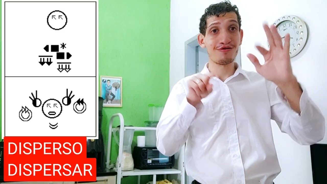 DISPERSO | DISPERSAR - SINAL EM LIBRAS - YouTube