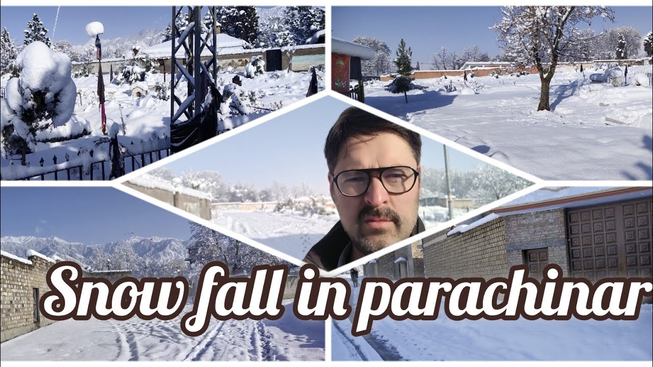 Beautiful snow Fall in parachinar #snowfall - YouTube