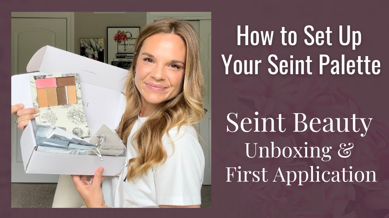 How to Set Up Your Seint Palette | Seint Beauty Unboxing - YouTube