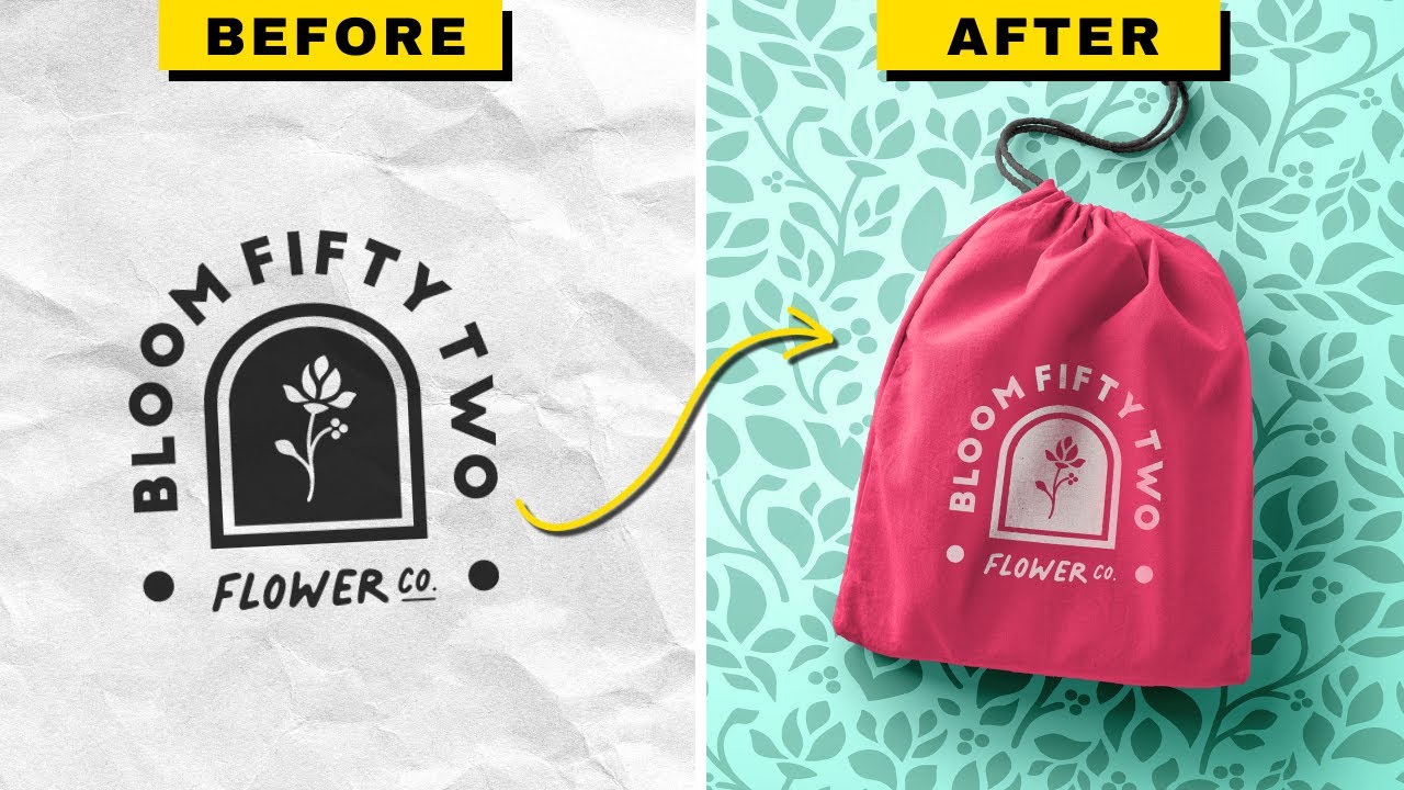 3 Hacks to LEVEL UP Your Graphic Design Mockups - YouTube