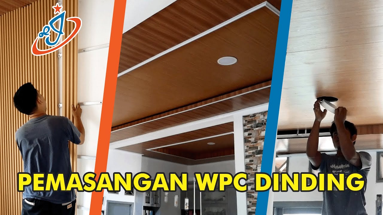 Pemasangan WPC Dinding dan LED Plafon - YouTube
