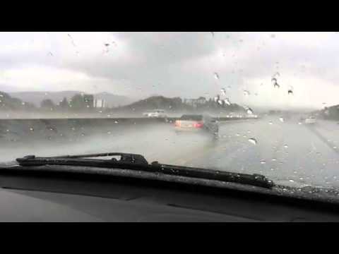 An Example of Hydroplaning - YouTube