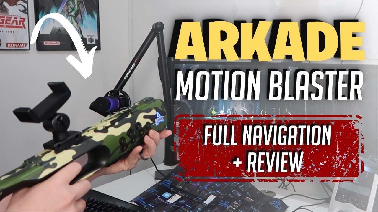 ARKADE Motion Blaster - Review and FULL NAVIGATION! - YouTube