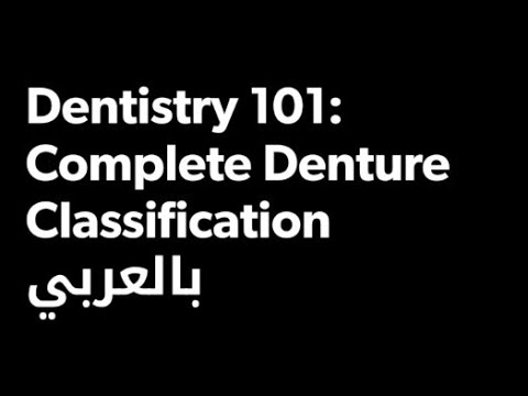 Complete Denture Classification - YouTube