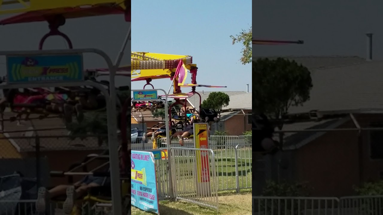 Cliff Hanger ride - YouTube