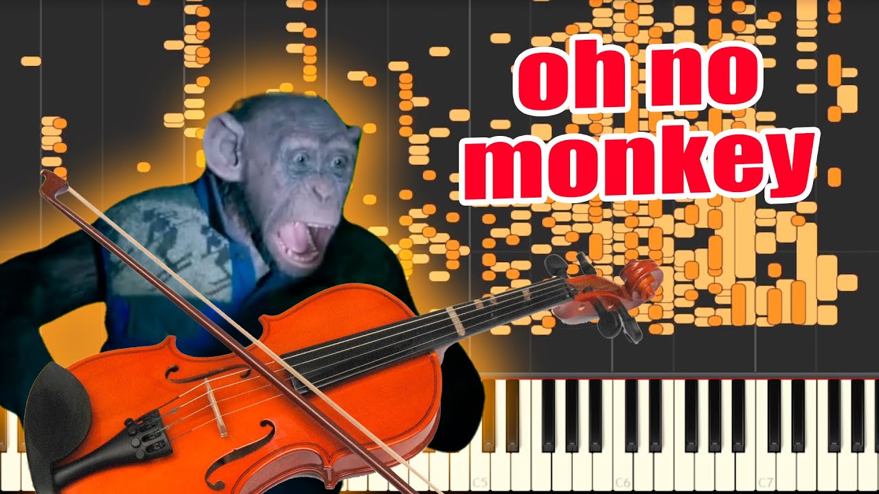 Oh No Monkey but it's Violin MIDI (Auditory Illusion) | Oh No Monkey ...