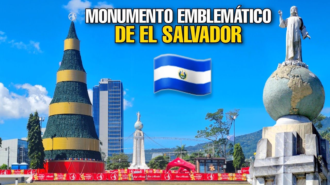 Monumento al Divino Salvador del Mundo 🇸🇻 Hermosa plaza en el ️ de ...