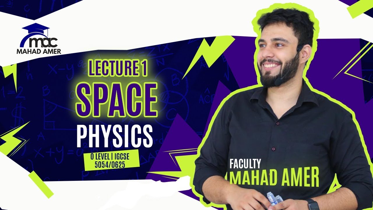 Space physics O levels Lecture 1 The Earth ellipse orbit orbital speed ...