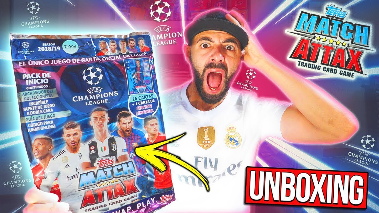 Match Attax MEGA STARTER PACK 2018/19 CHAMPIONS LEAGUE - YouTube
