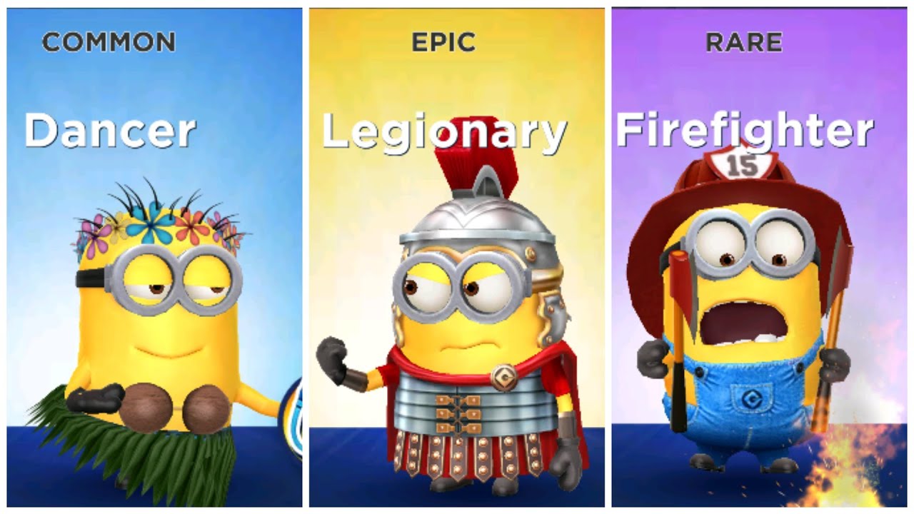 Minion Rush Dancer VS Legionary VS Firefighter - YouTube