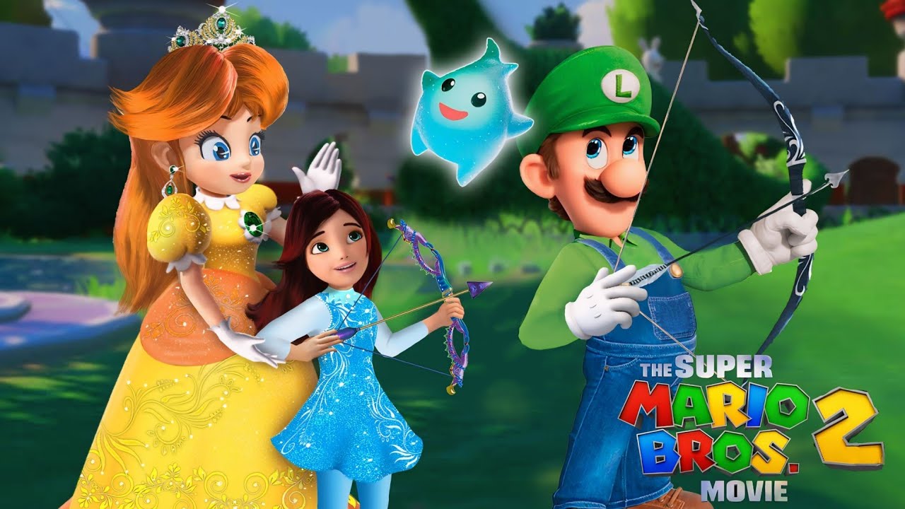 The Super Mario Bros 2 Movie Scene. Luigi and Daisy have a lovely ...