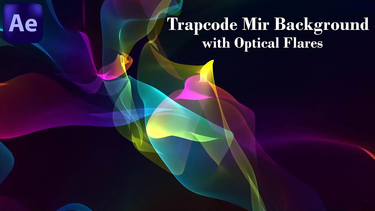 After Effects Tutorial – Trapcode Mir 3 Background with Optical Flares ...