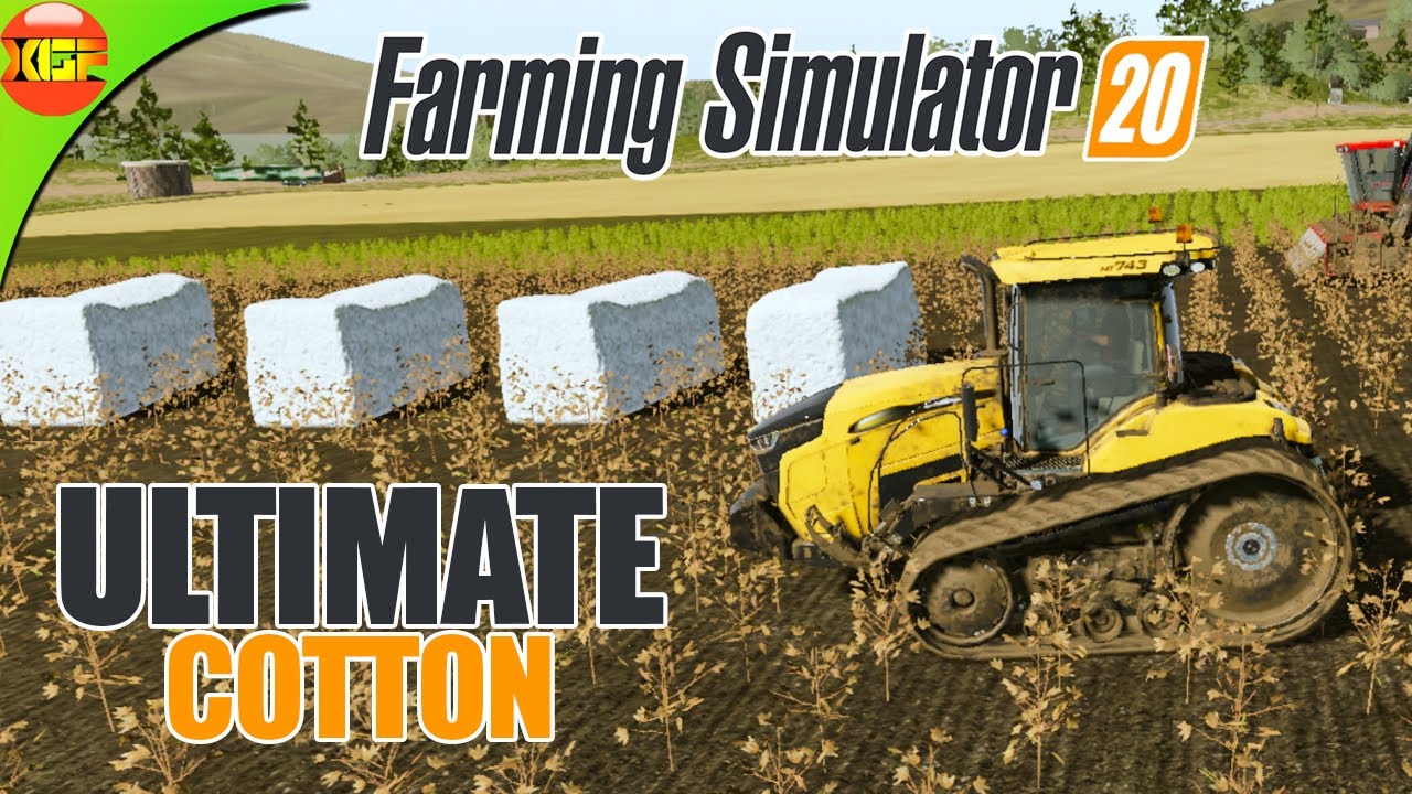 Ultimate Cotton Harvest | Farming Simulator 20 | lets play fs 20 ep 25 ...
