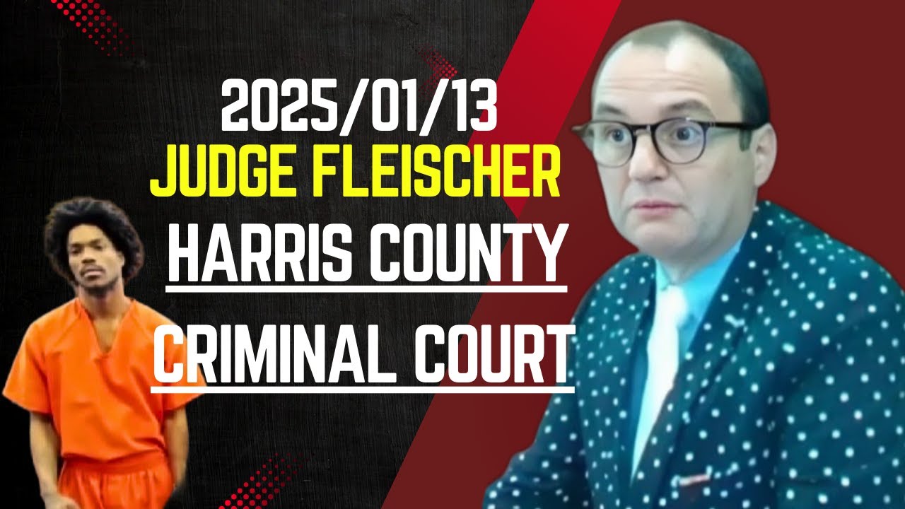 Judge Fleischer Courtroom ☘️☘️☘️ ,Harris County Criminal Court in Texas ...