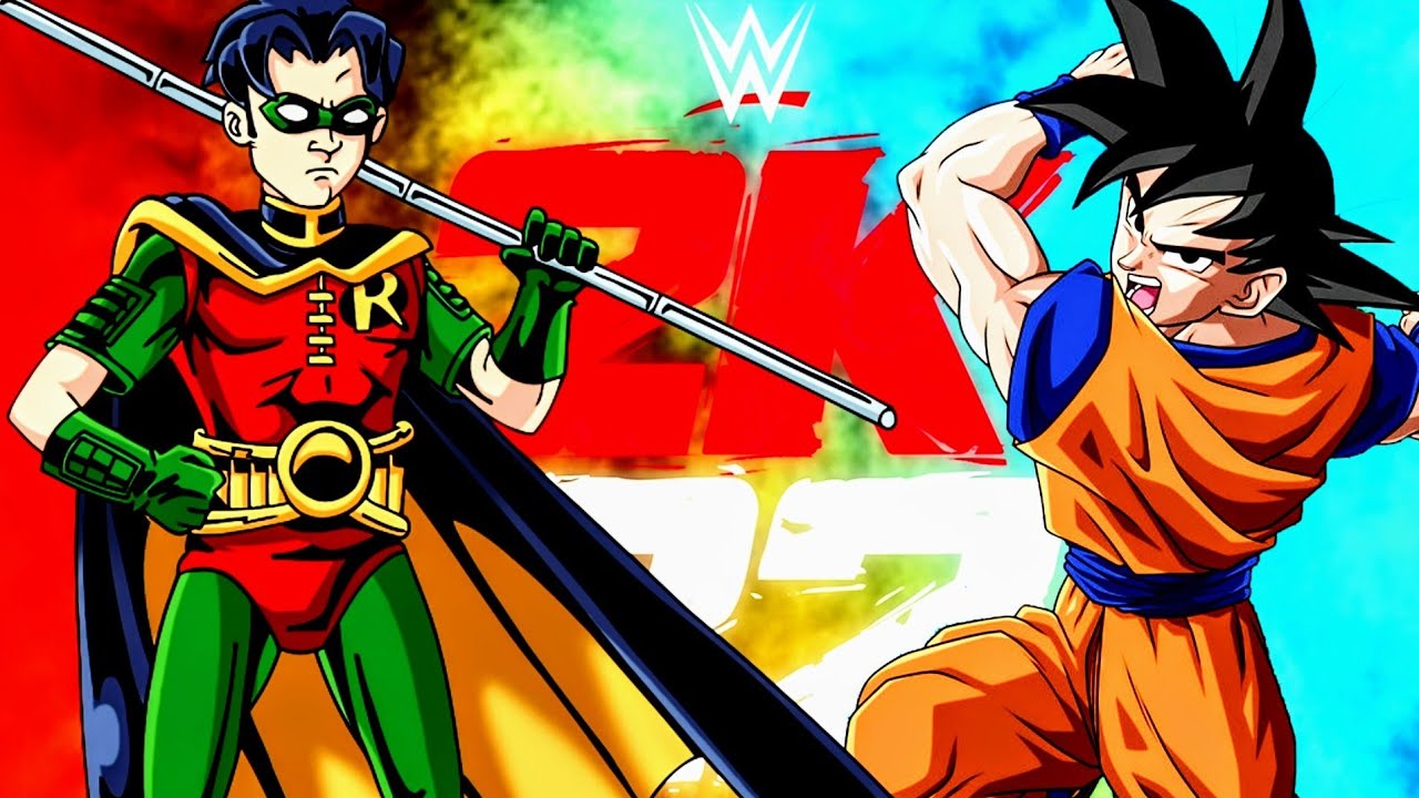 ROBIN vs GOKU(WWE 2K22 Custom Matches) - YouTube