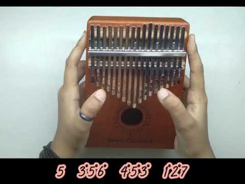 Super Mario [ Theme Song ] | Kalimba cover with easy Tabs | Kalimba ...