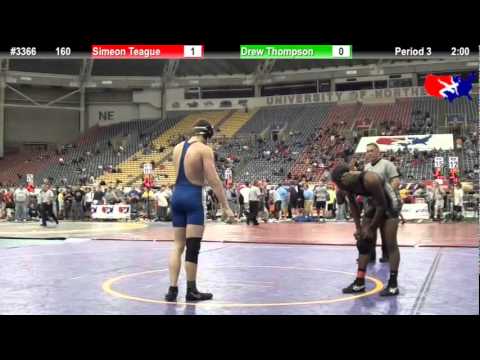 FSN 160: Simeon Teague (Penn Wrestling Club) vs. Drew Thompson ...