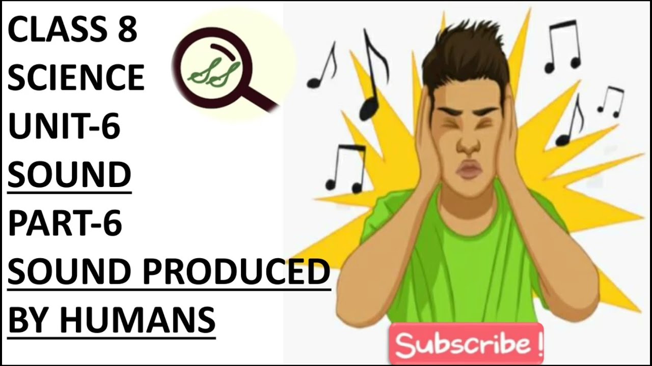 CLASS 8 SCIENCE UNIT-6 SOUND PART-6 SOUND PRODUCED BY HUMANS - YouTube