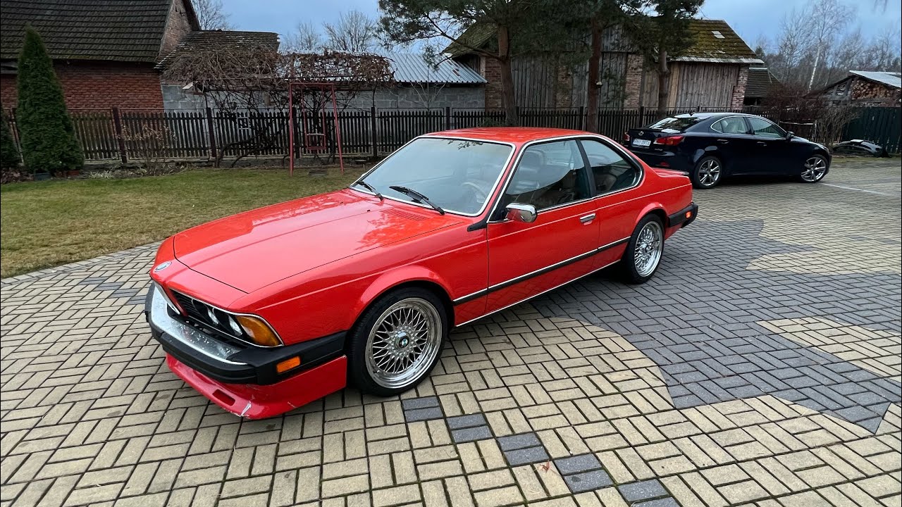 BMW 633 CSi E24 HENNAROT H&R springs - YouTube