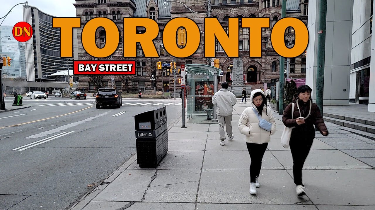 TORONTO / BAY STREET IN TORONTO ( JAN 2024 ) DOWNTOWN - YouTube
