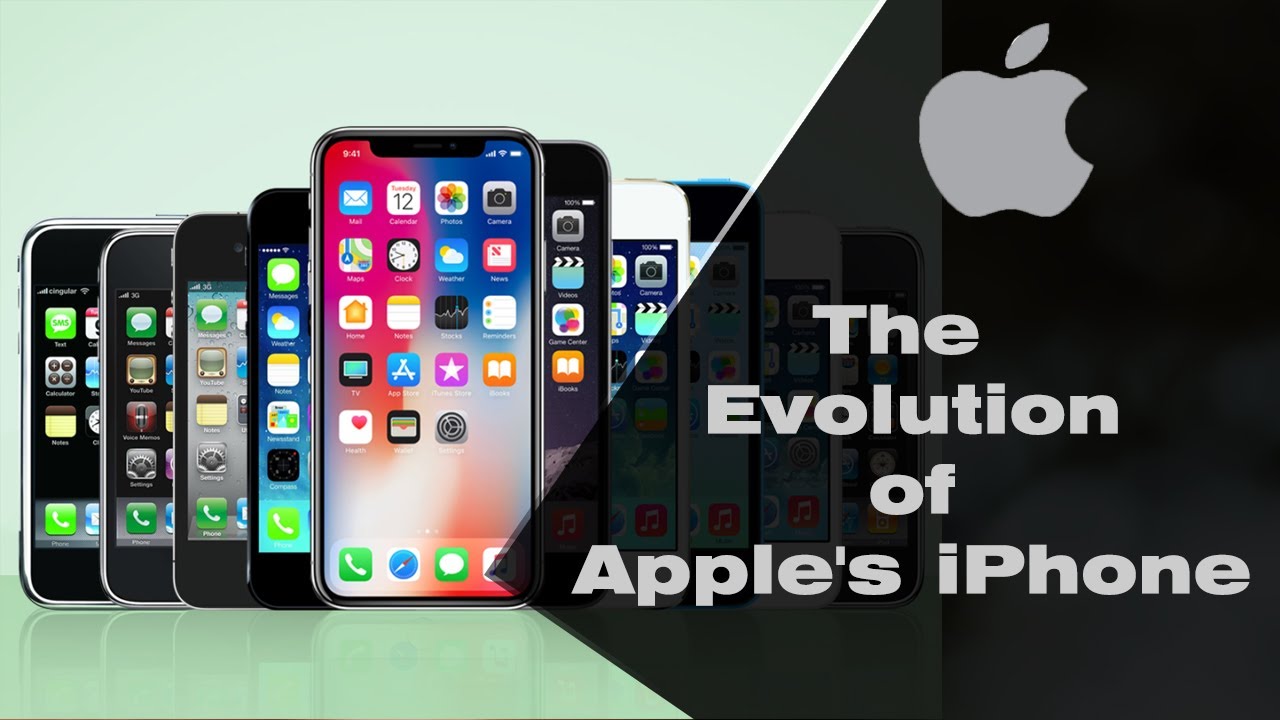 The evolution of Apple's iPhone in 3 min - YouTube