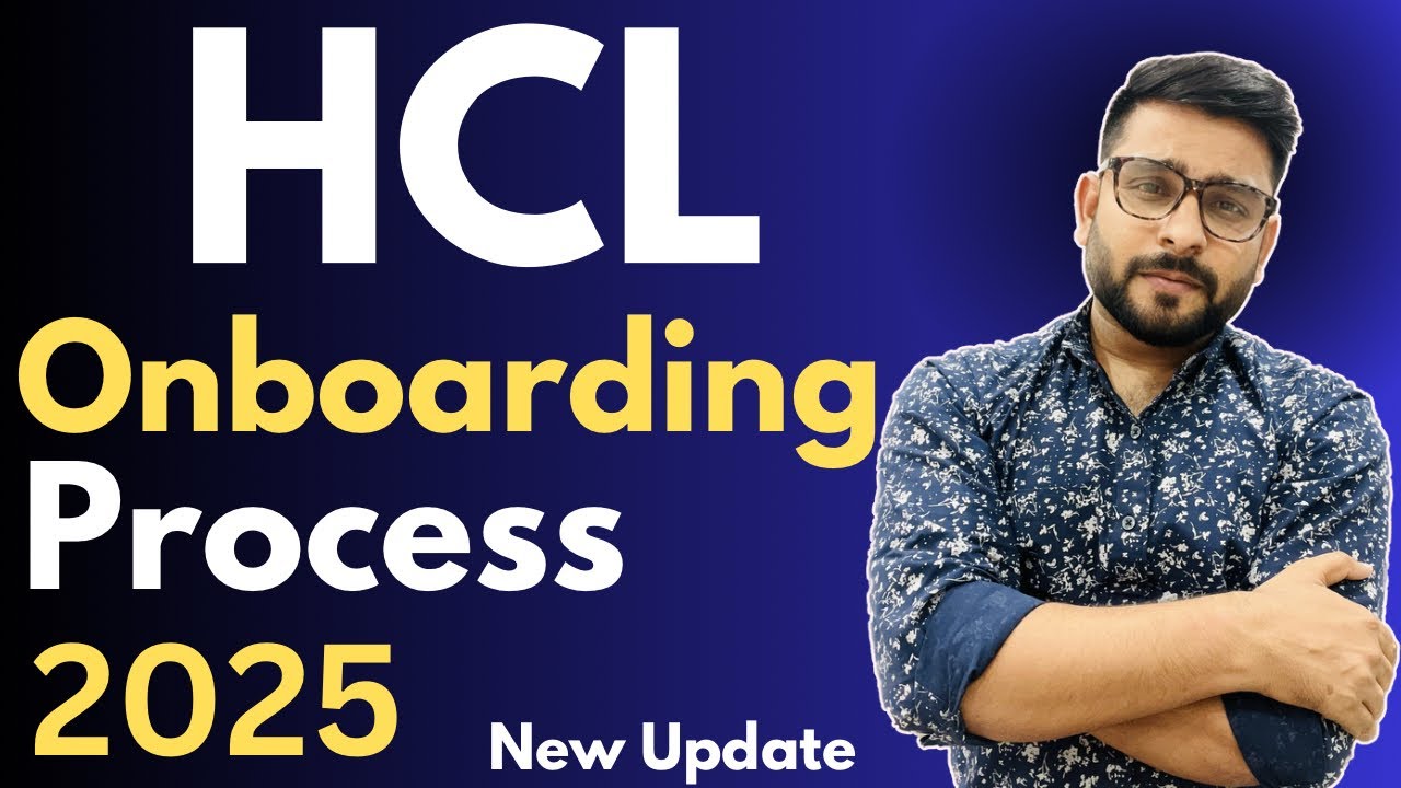 HCL Onboarding Process- New update 2025 (Servicedesk) - YouTube