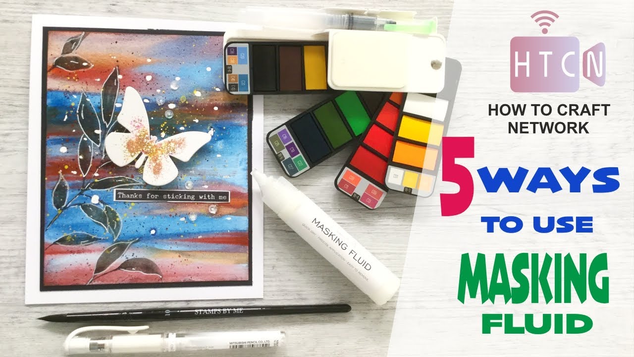 MASKING FLUID TECHNIQUES, CREATE BEAUTIFUL BACKGROUNDS AND TEXTURES ON ...