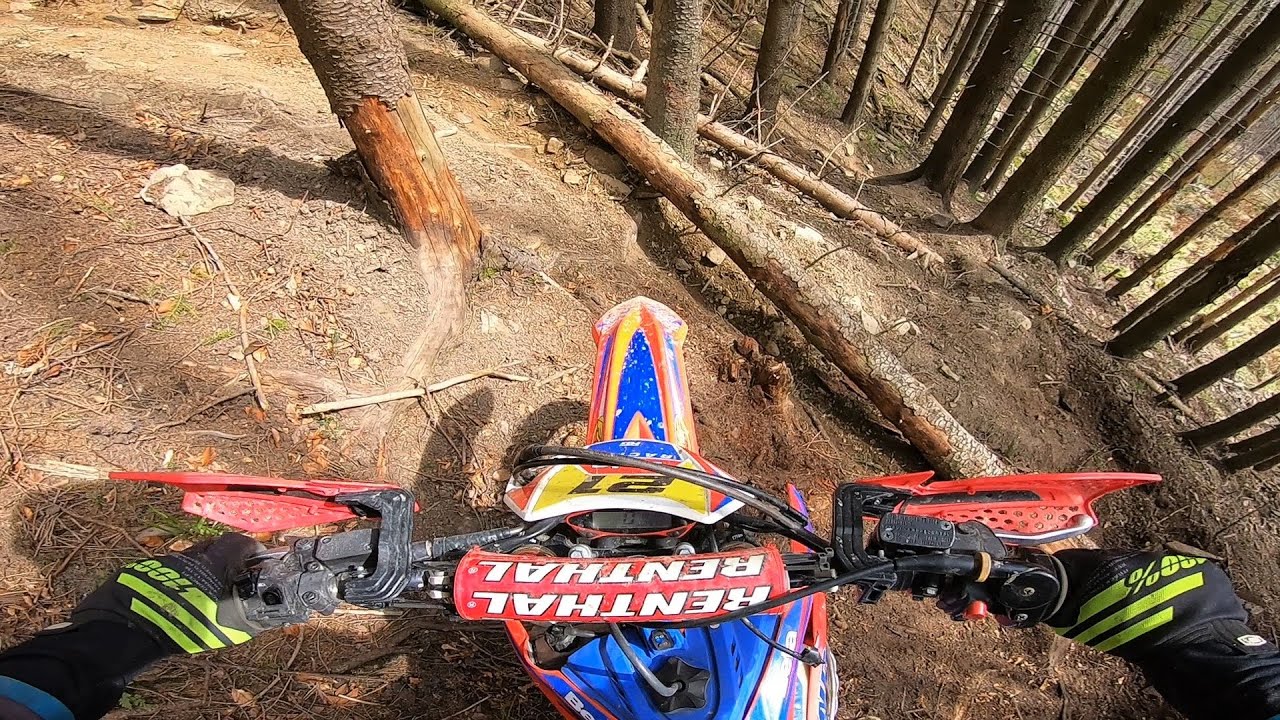 Beta RR 250 - extreme single track test - YouTube