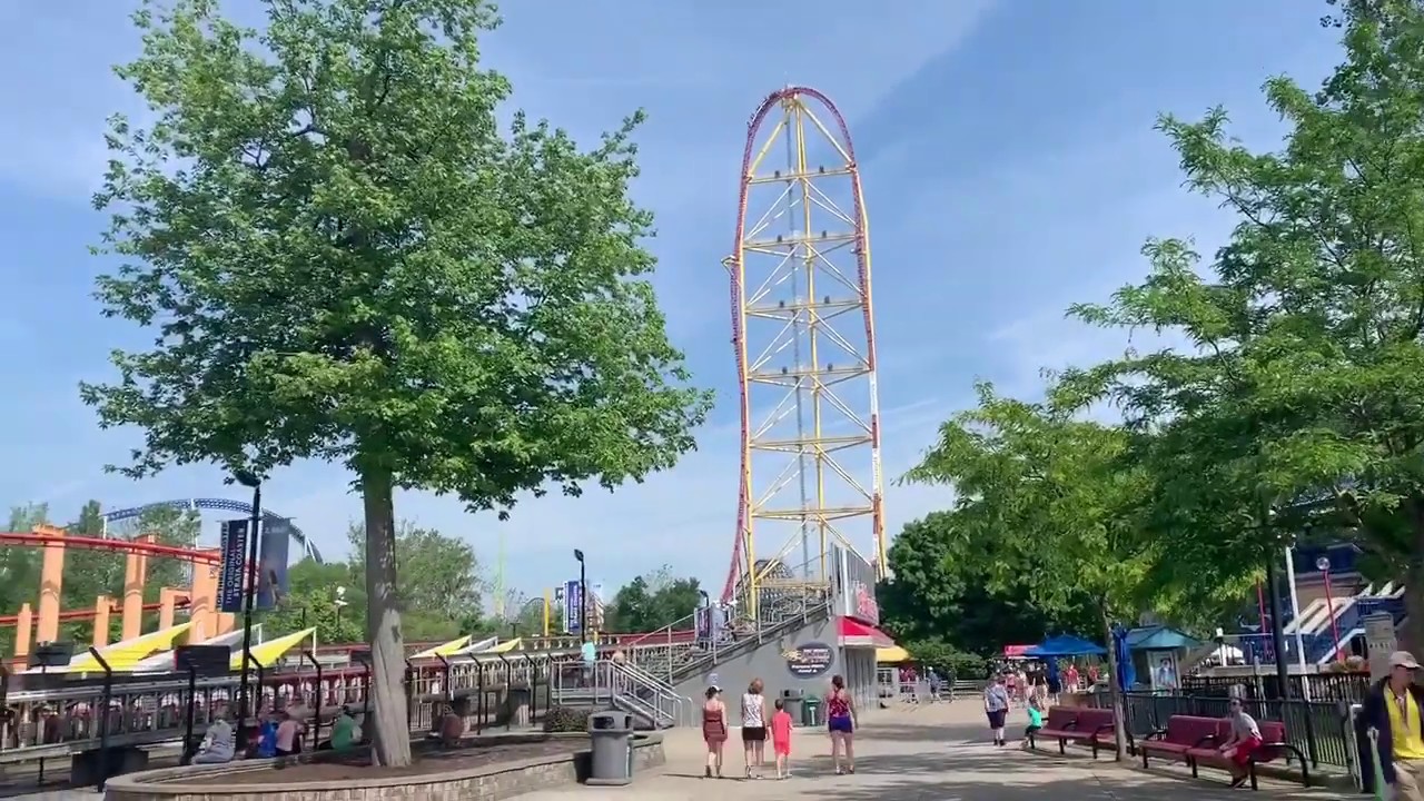 Top Thrill Dragster Off-Ride POV - YouTube