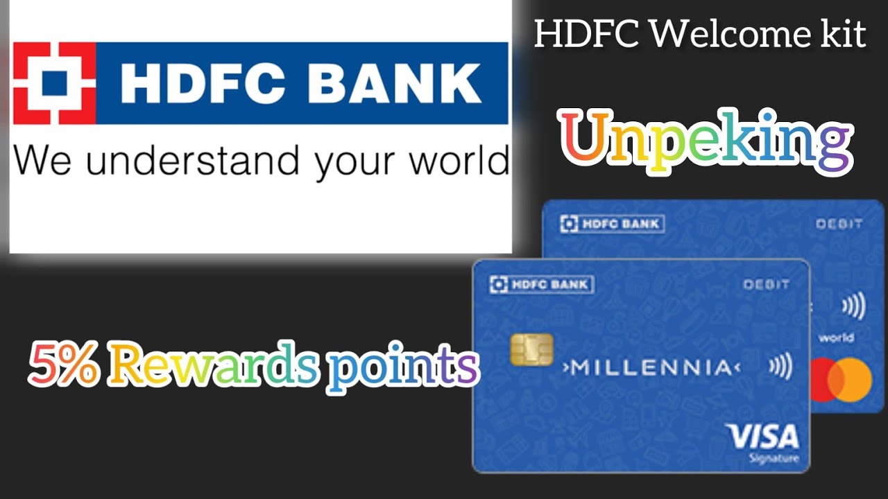 Hdfc Regular Seving Account Welcome किट अंबोक्सिंग#hdfcbank #viral# ...