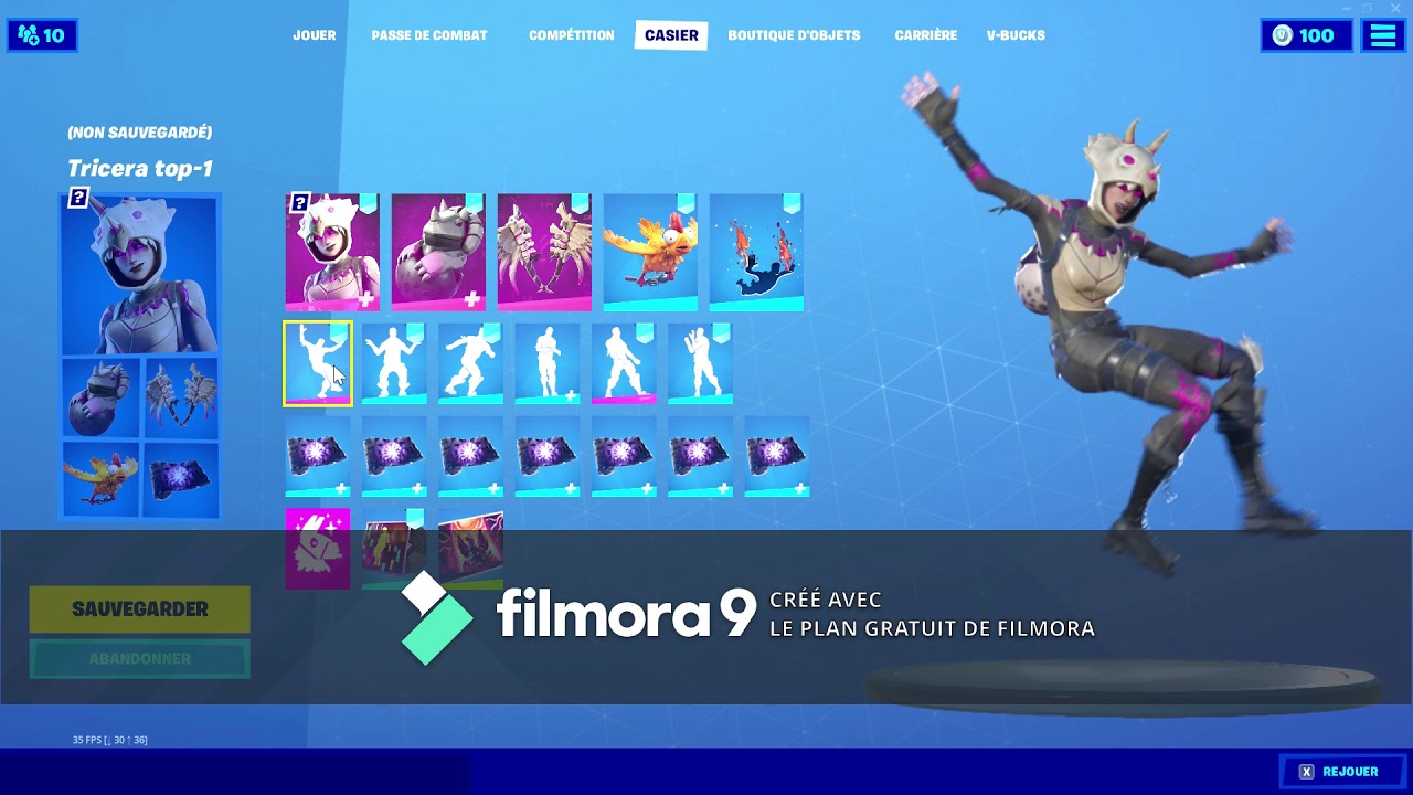 Fortnite springy emote!(élastique) - YouTube