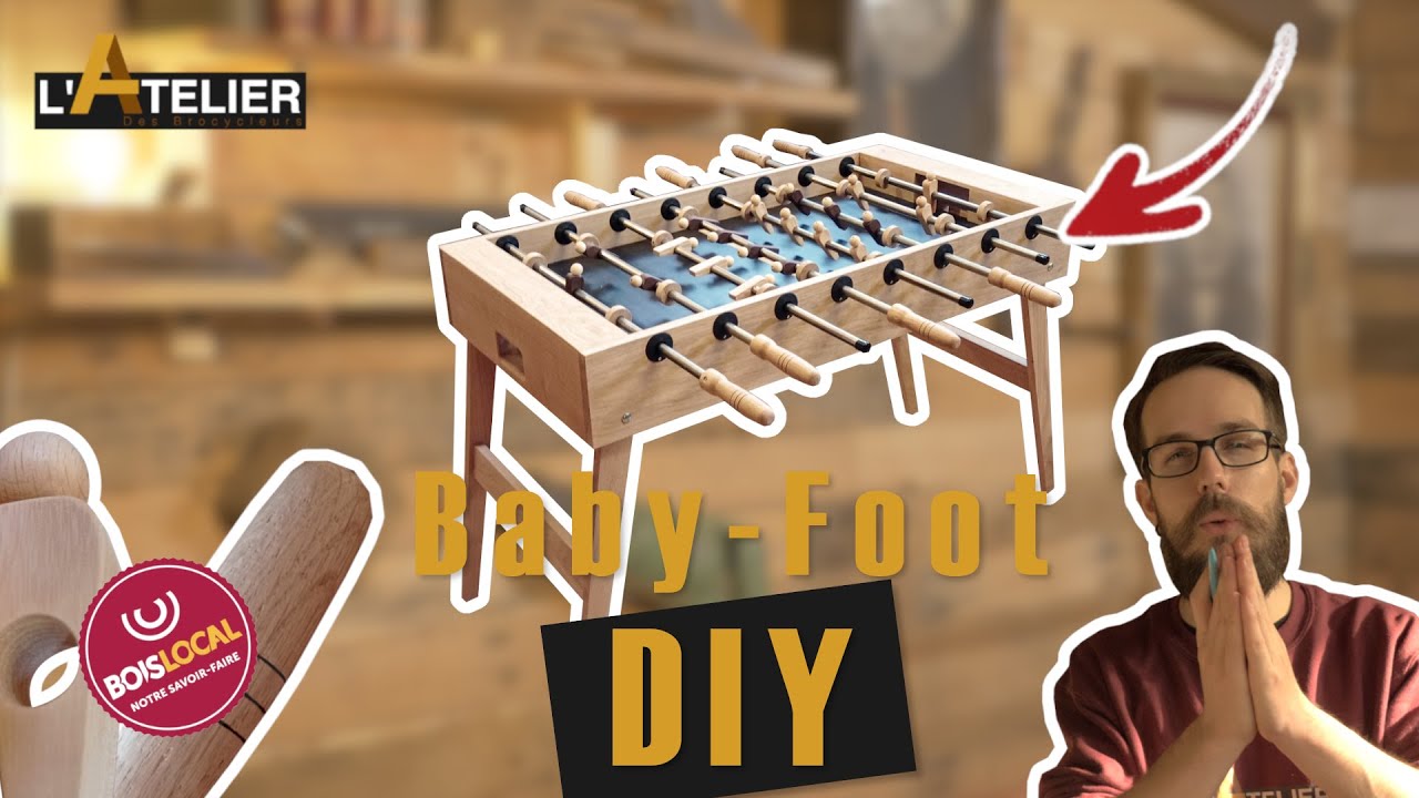 ON FABRIQUE UN BABY-FOOT DIY - vidéo 100% fabrication 🔨 - YouTube