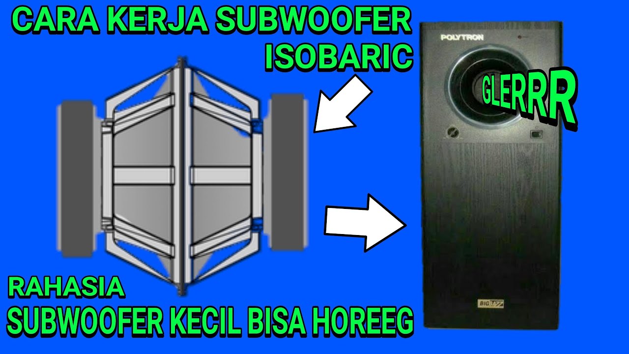 Ini sebabnya subwoofer isobaric lebih horeg... - YouTube