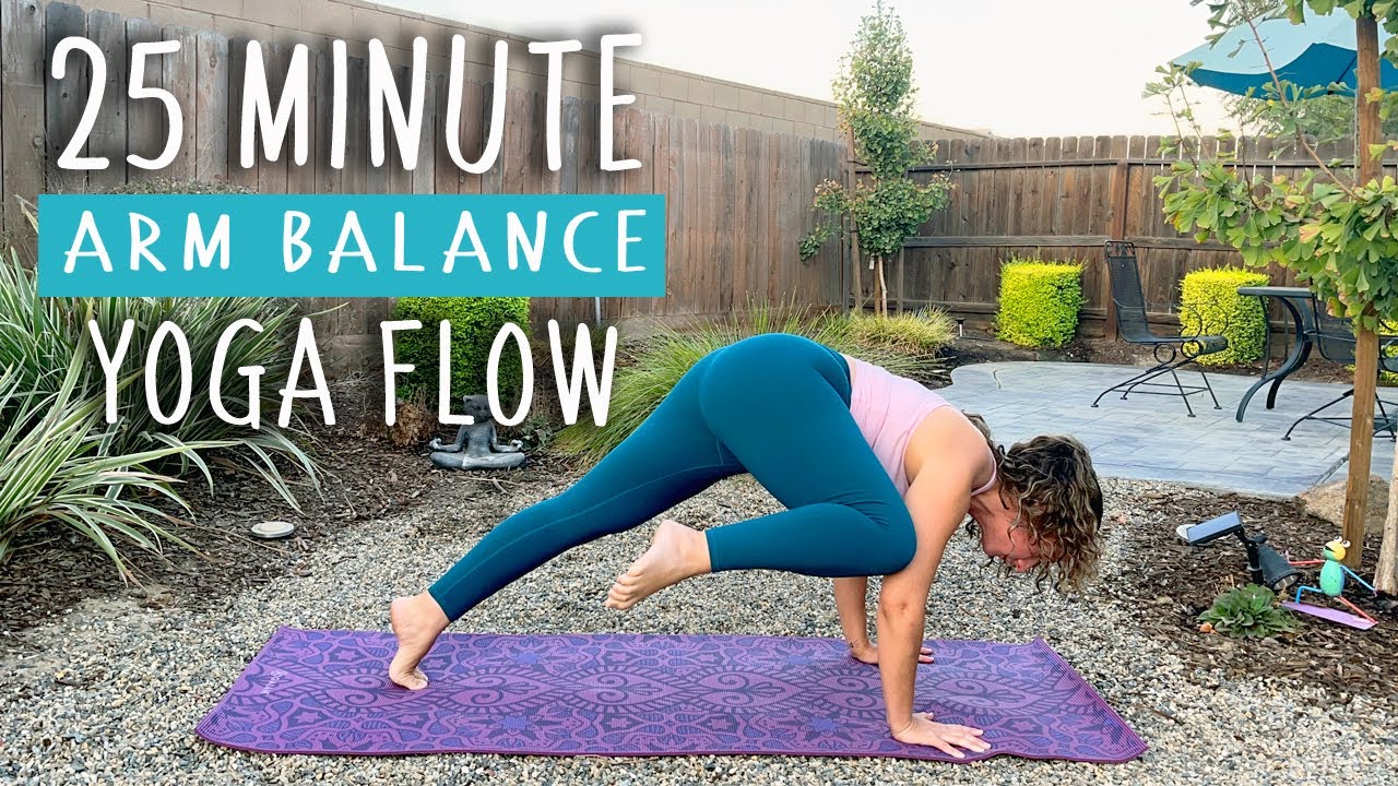25-Minute Intermediate Arm Balance Yoga | Eka Pada Koundinyasa & Third ...