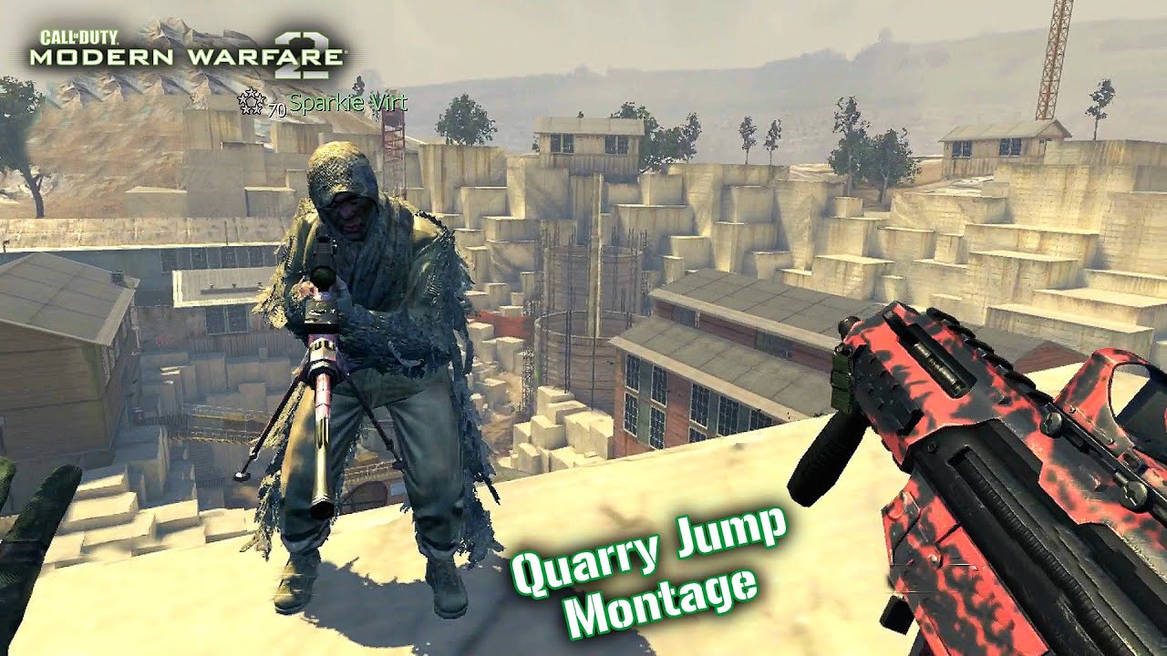 MW2 Quarry Jump Montage! Out Of Map! - YouTube