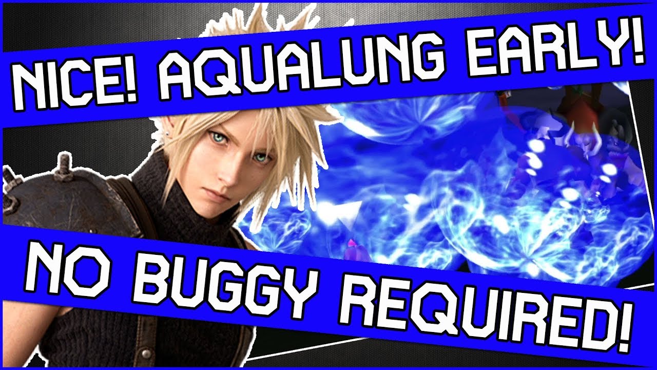 Getting Aqualung BEFORE the Buggy in FF7 - Final Fantasy 7 PS4 Enemy ...