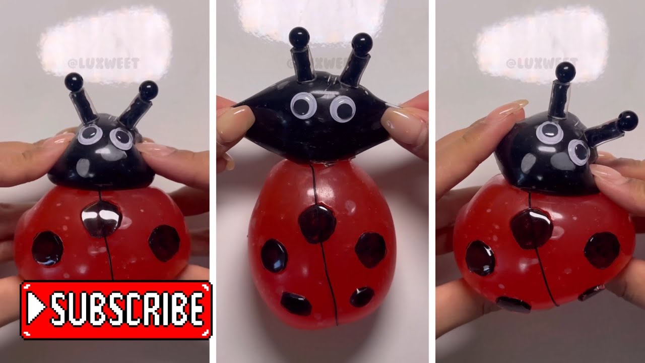 🐞 Ladybug Squishy DIY with Nano Tape | Nano Tape Series | Collection ...
