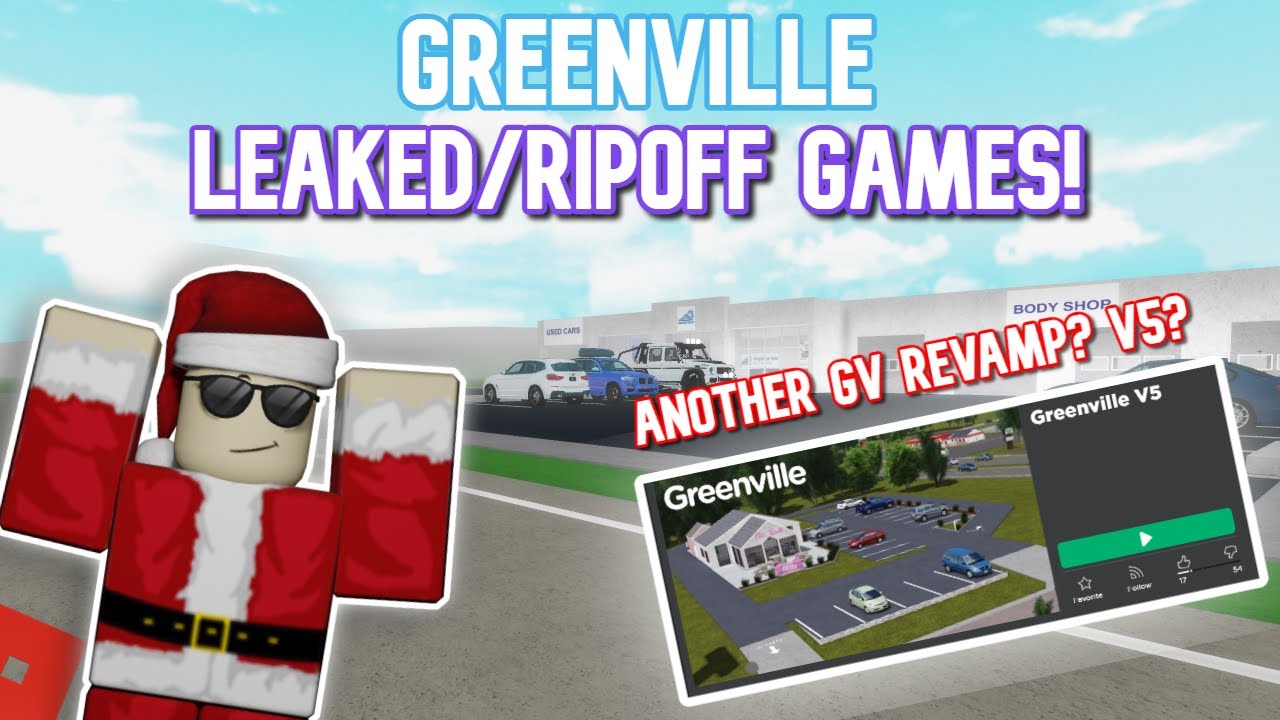 Greenville LEAKED/RIPOFF Games #2 || Roblox - YouTube
