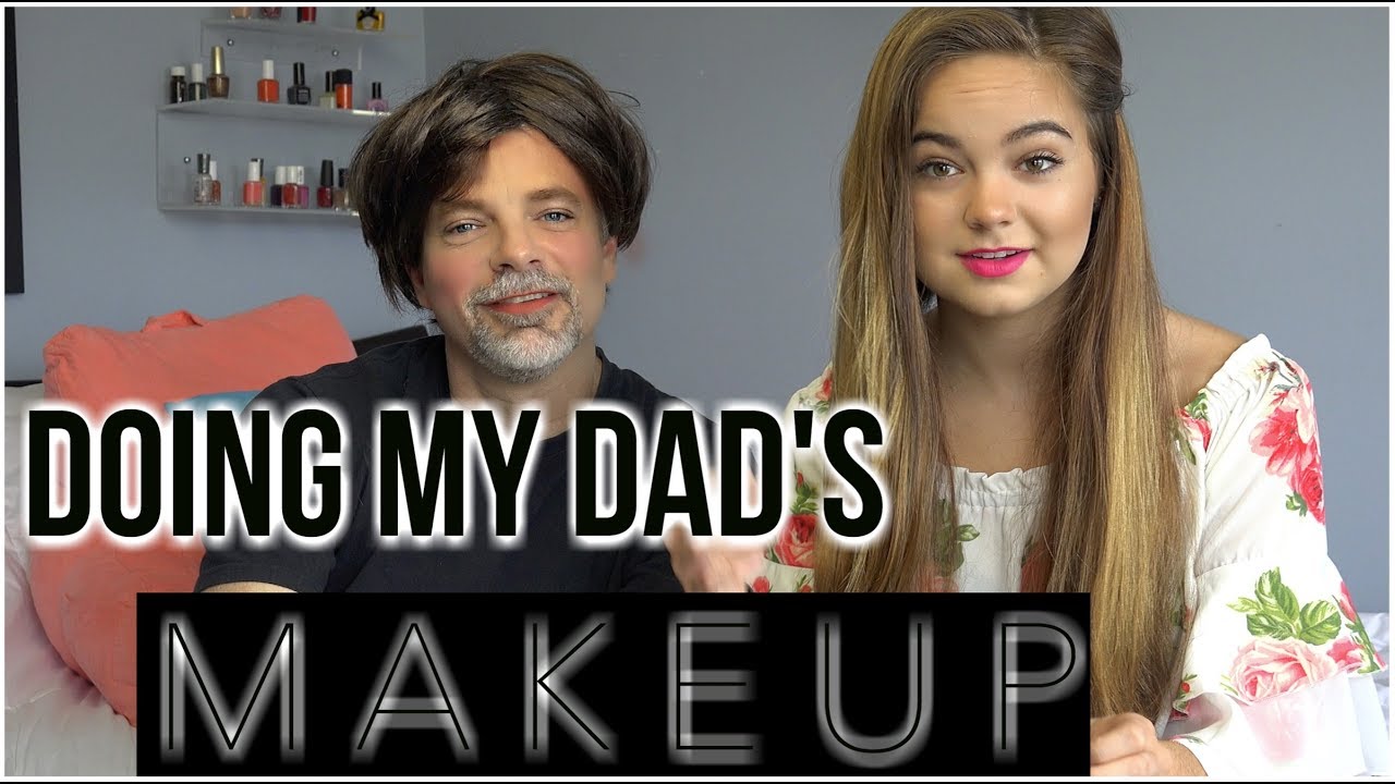 DOING MY DAD'S MAKEUP - YouTube