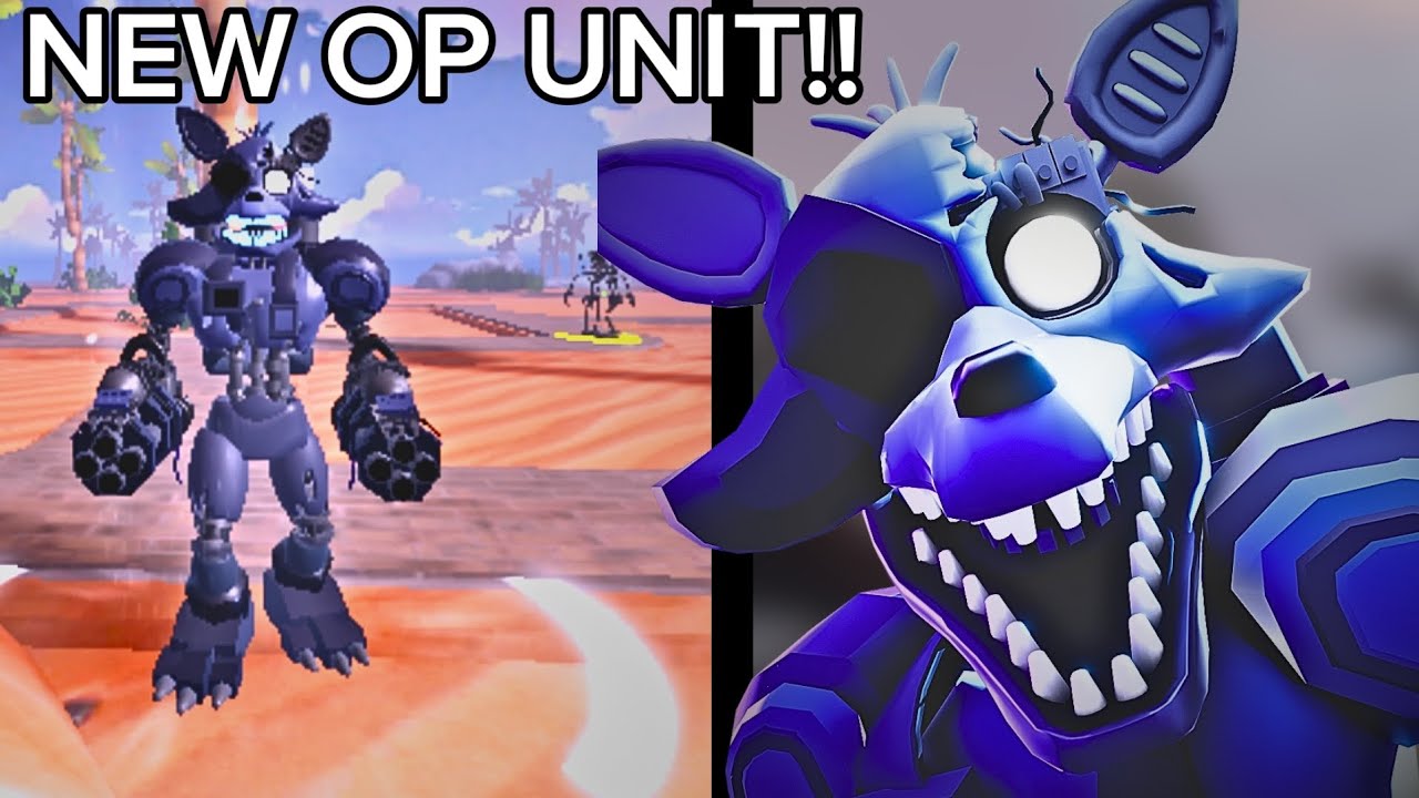 I got the NEW OP UNIT WAR MACHINE FOXY in Five Nights TD 2!! (Fntd 2 ...